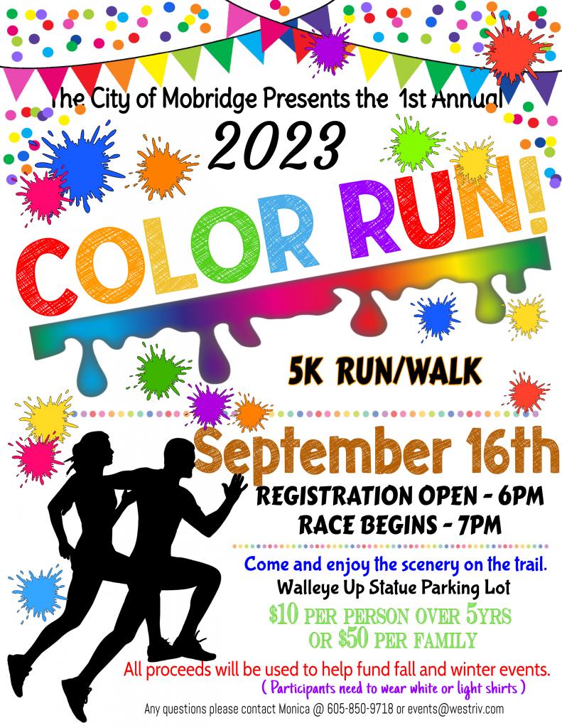 2023 Mobridge Color Run